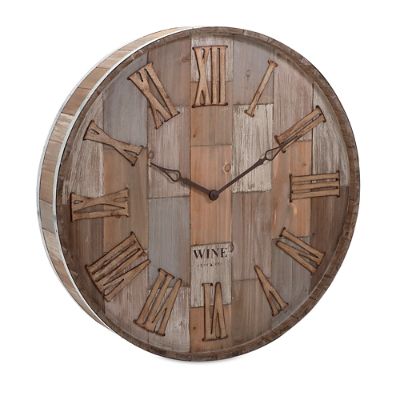 Wine Barrel Clock | Grandin Road