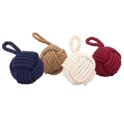 Catalina Rope Balls, Set of Four | Grandin Road