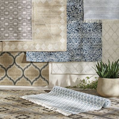Hypnos Tile Outdoor Rug | Grandin Road