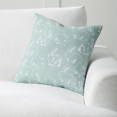 Bunny Pattern Pillow | Grandin Road