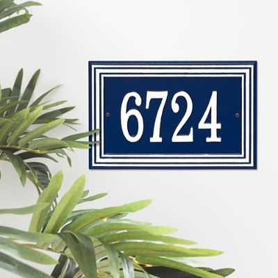 Wentworth Single Line Address Plaque | Grandin Road