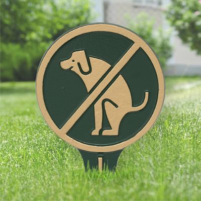No Pooping Lawn Sign | Grandin Road