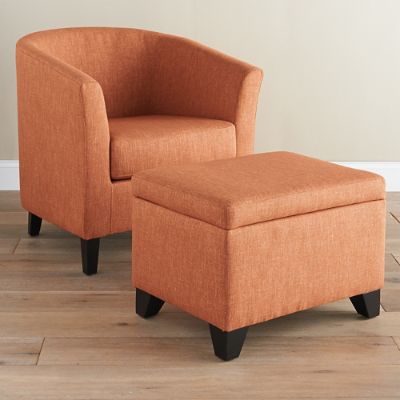 Camryn Chair and Ottoman | Grandin Road