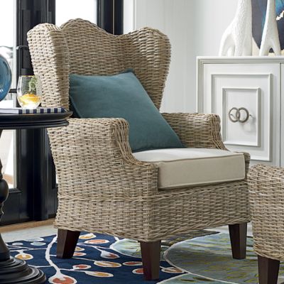 Kent Club Chair and Ottoman | Grandin Road