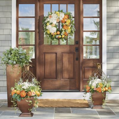 Citrus Floral Greenery Collection | Grandin Road