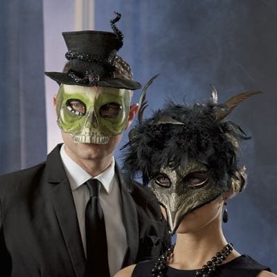 Vintage Halloween Masks | Grandin Road