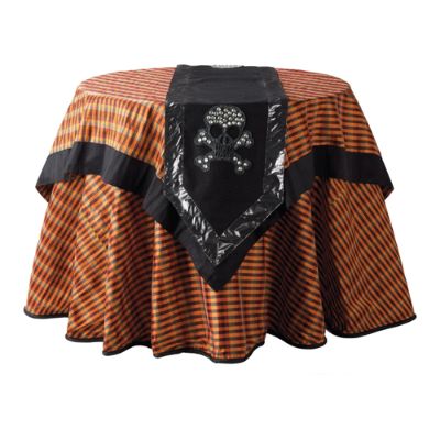 High-quality Halloween Table Linens | Grandin Road