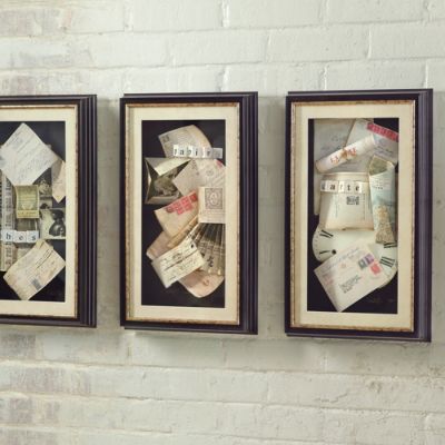 Limited-edition Mixed Media Shadowboxes | Grandin Road