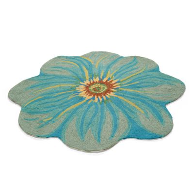 Wild Flower Outdoor Rug | Grandin Road