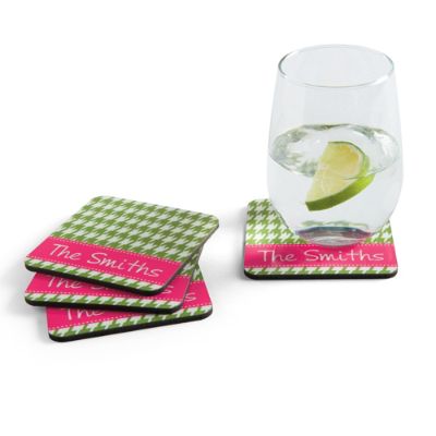 Personalized Set of Four Coasters | Grandin Road