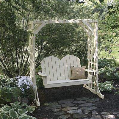 Cottage Classics Arbor with Swing | Grandin Road