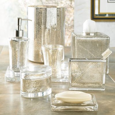 Vizcaya Mercury Bath Accessories | Grandin Road