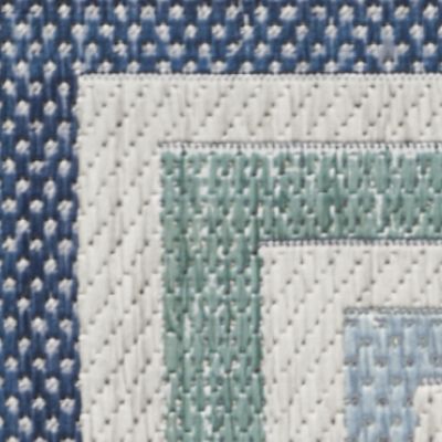 Bay Head Border Outdoor Rug | Grandin Road