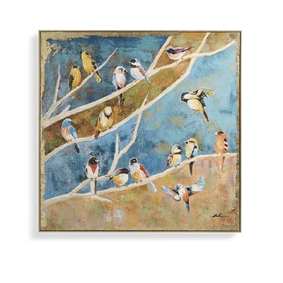 Bevy of Birds Framed Canvas Wall Art | Grandin Road